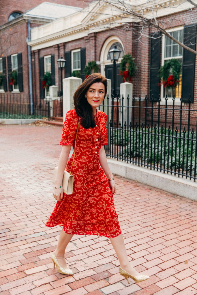 Festive Red - Classy Girls Wear Pearls